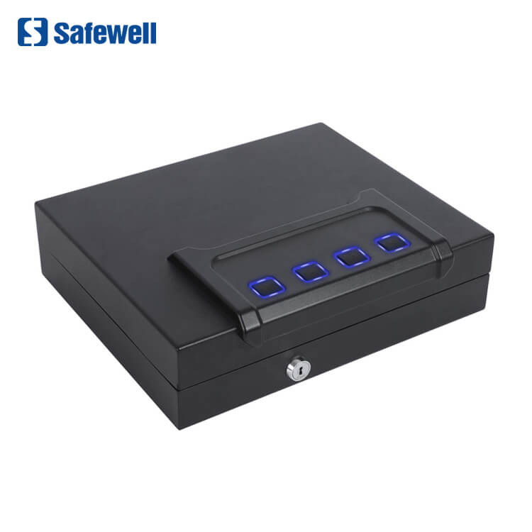 Safewell PS1001E Pistol Safe,Quick Acess Digital Gun Safe For Car/Home ...